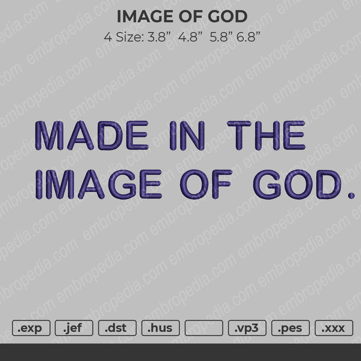 Image Of God – Master Digitizer