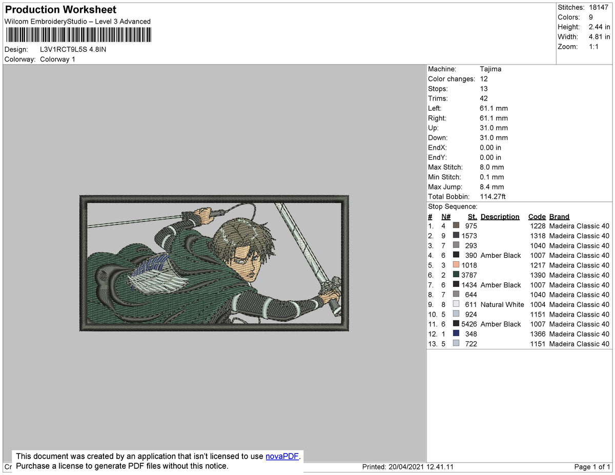 Levi Rectangle – Master Digitizer
