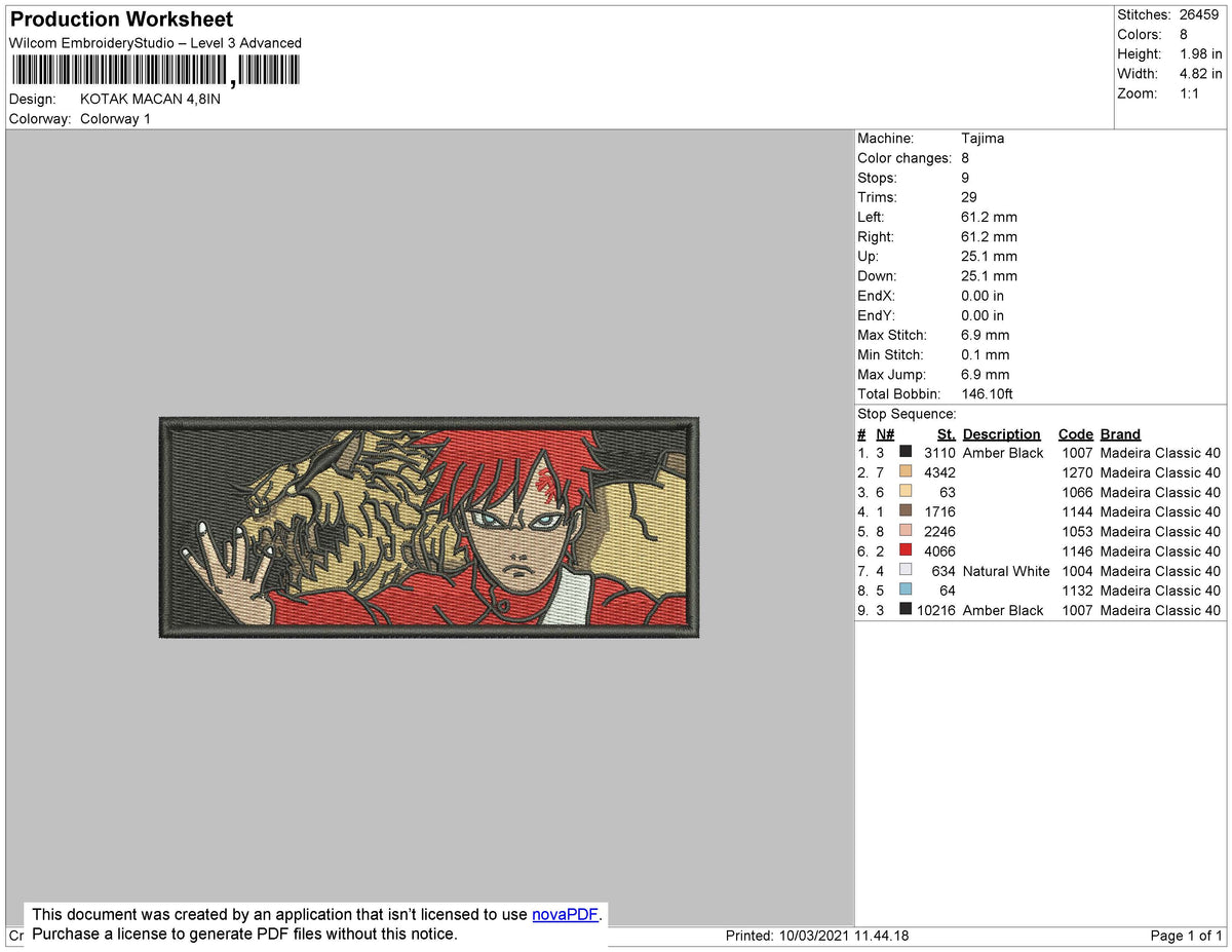 Gaara Rectangle – Master Digitizer