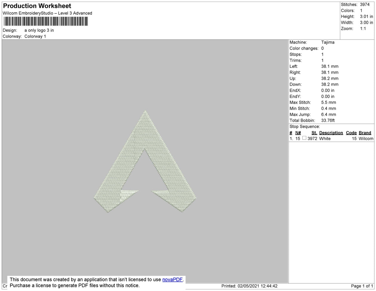 A logo – Master Digitizer
