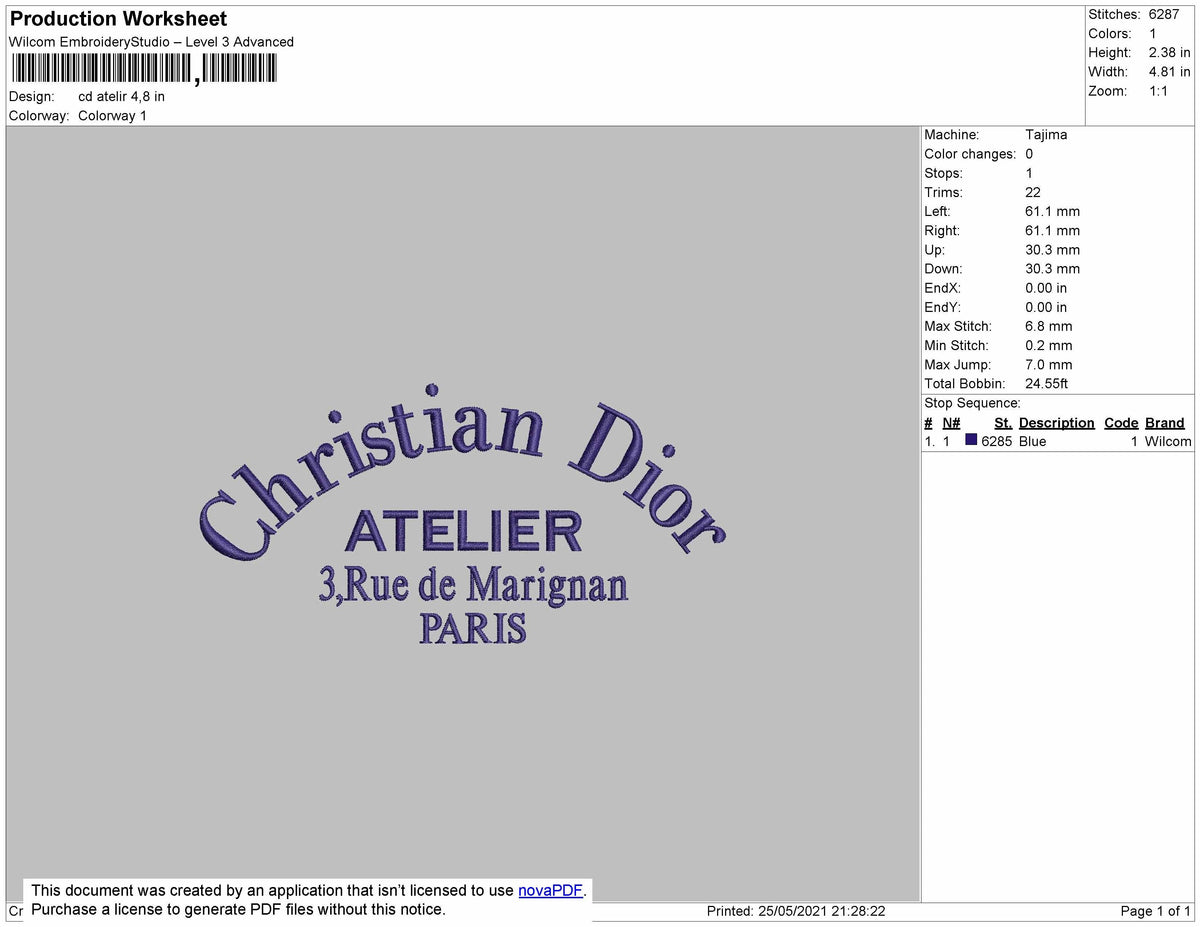 1 Christian Dior Atelier – Master Digitizer