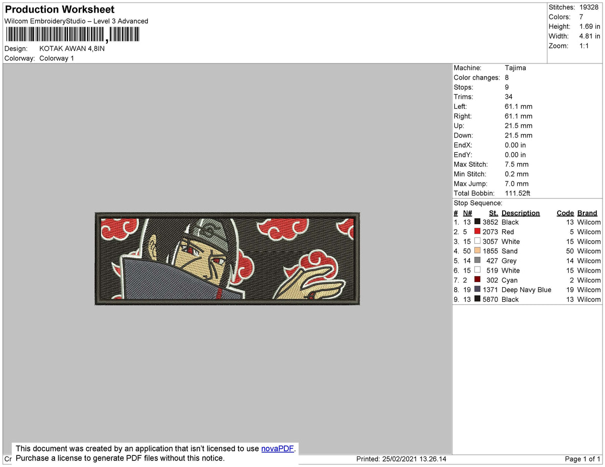 Itachi Rectangle – Master Digitizer