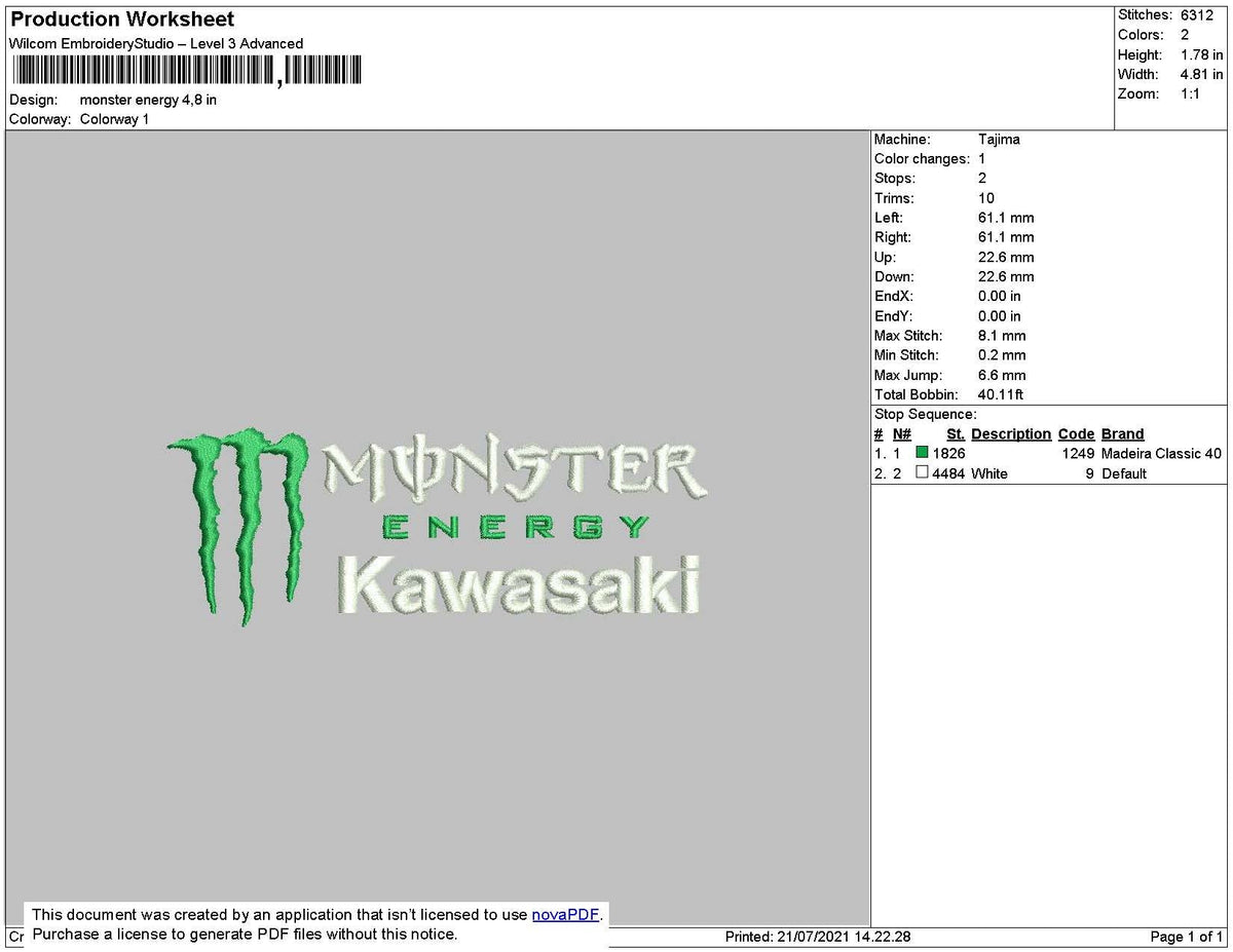 Monster Energy Kawasaki – Master Digitizer