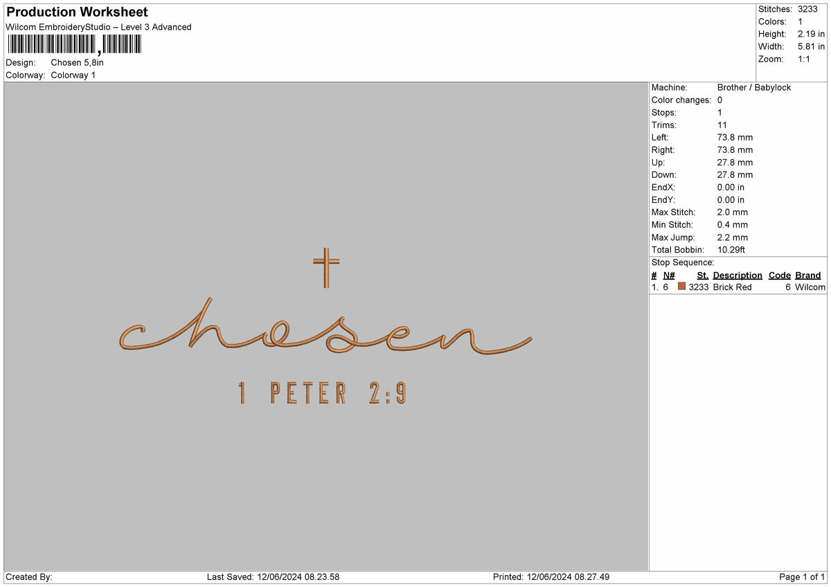 Chosen text – Master Digitizer