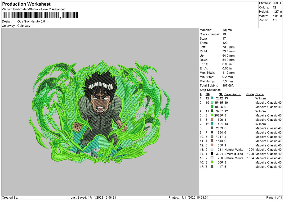 Guy Guy N Embroidery File 6 sizes – Master Digitizer