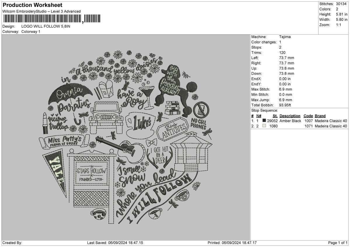 Circleline 01 Embroidery File 6 sizes – Master Digitizer