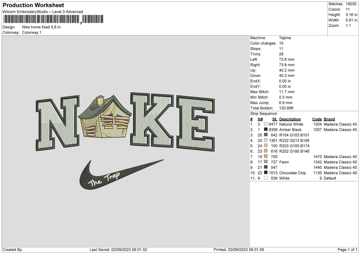 Nike Home Embroidery File 6 sizes – Master Digitizer