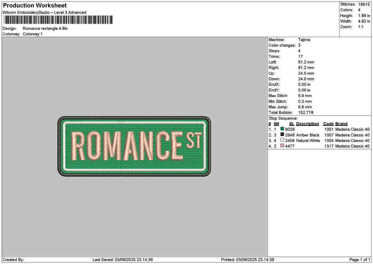 Romancetext 01 Embroidery File 6 sizes – Master Digitizer
