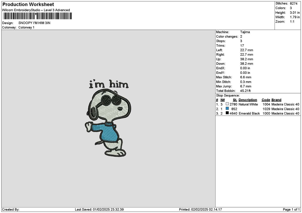 Snoopy Text 0202 Embroidery File 6 sizes – Master Digitizer