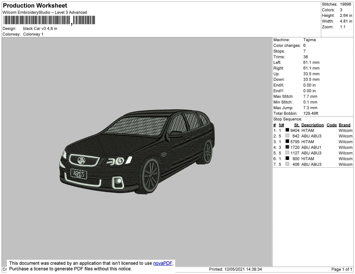 Black Car v3 – Master Digitizer