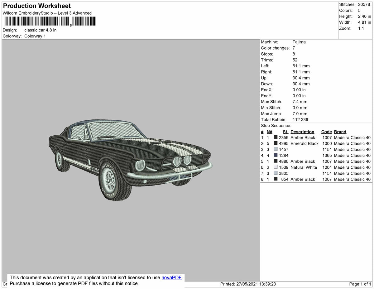 Classic Car – Master Digitizer