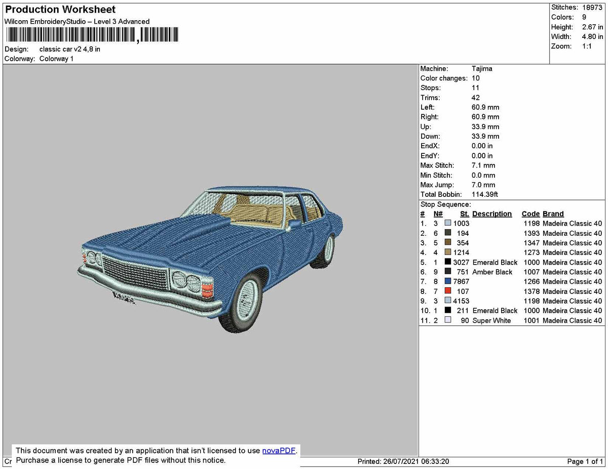Classic Car v2 – Master Digitizer