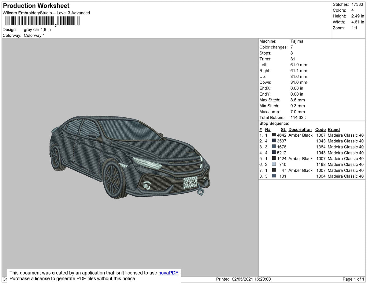 GREY CAR – Master Digitizer