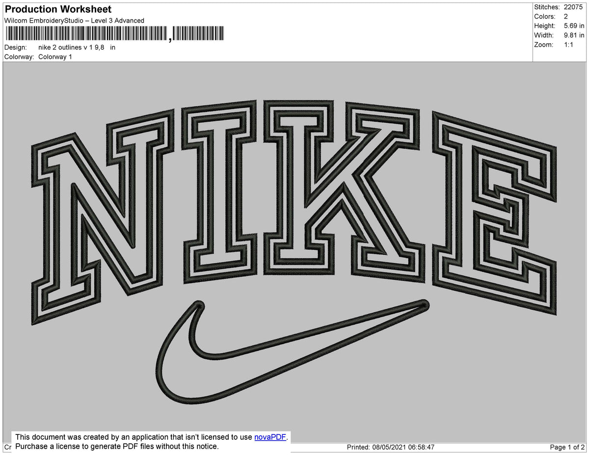 Nike 2 outline V1 – Master Digitizer