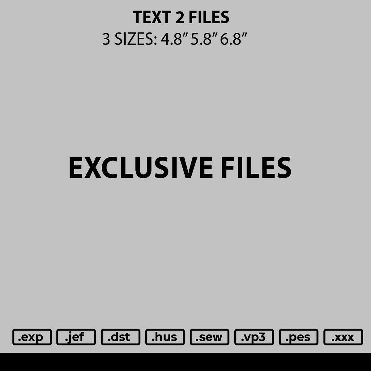 Text Exclusive 2 Files – Master Digitizer